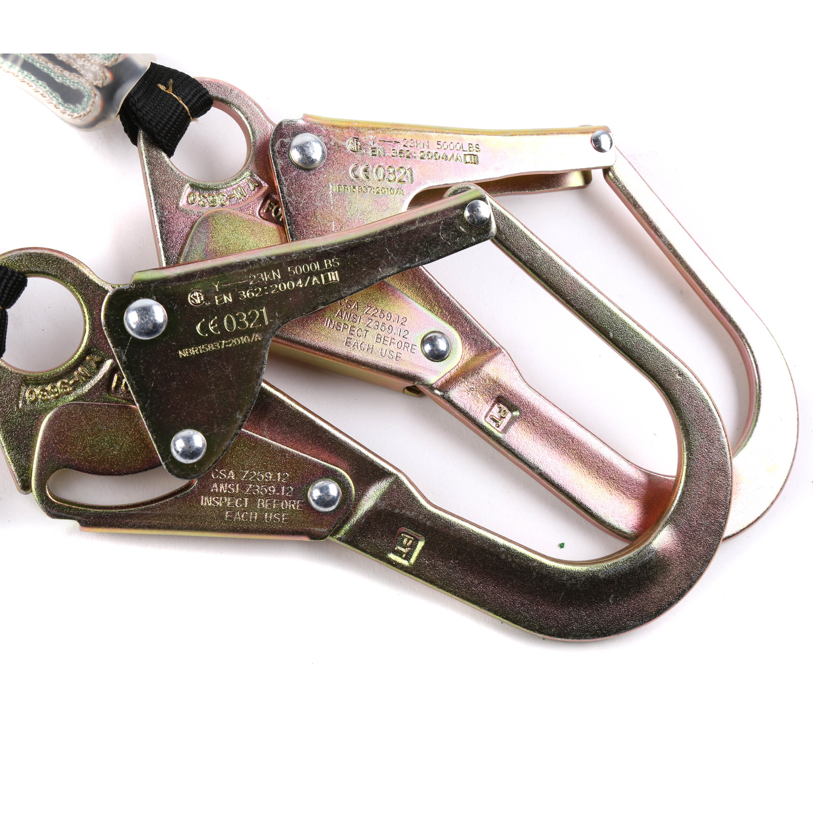 MSA Workman Mini PFL - Twin-Leg - Triple Action Karabiner - Scaffold ...