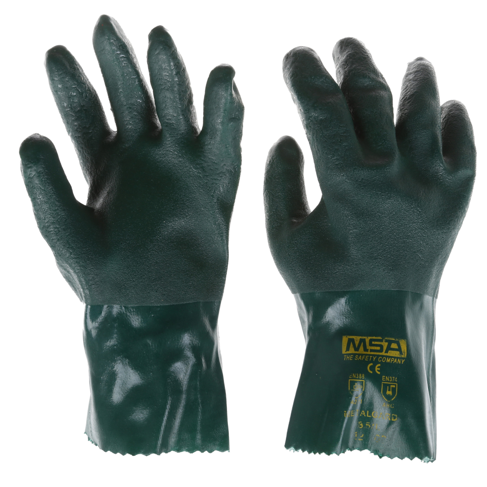MSA 10 Pairs x Metalgard Heavy Duty PVC Gloves - need1.com.au