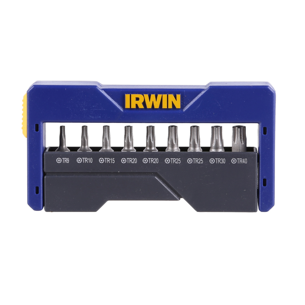 IRWIN 10pc Torx Security Insert Bit Set. TR9 - TR40 | Includes 57mm ...