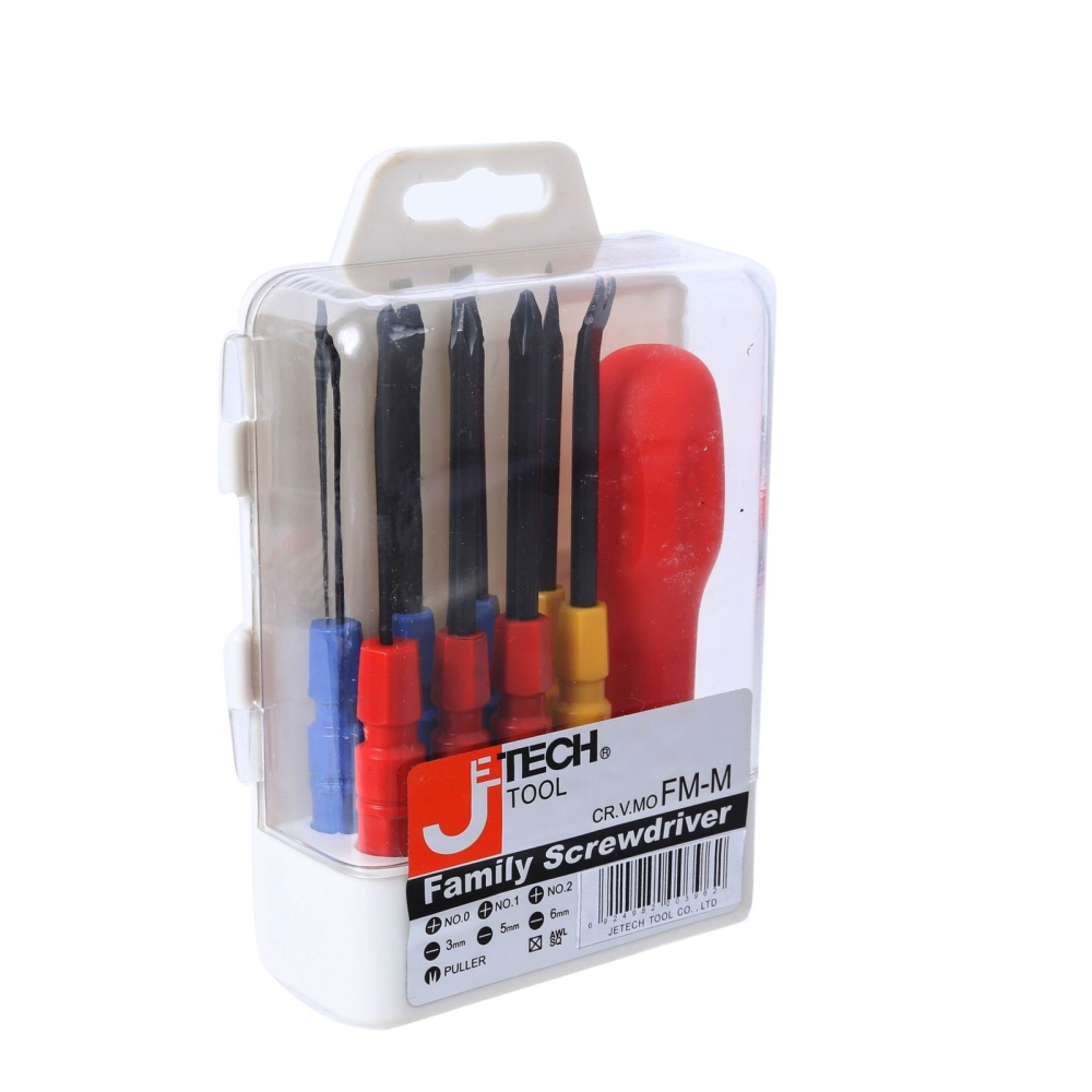 JETECH 8pc Family Screwdriver Set - need1.com.au