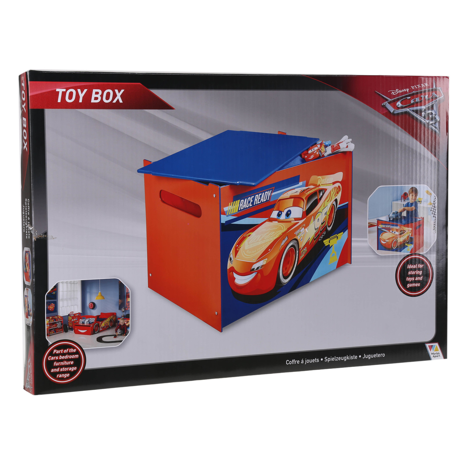 Disney Cars 3 Toy Box - need1.com.au