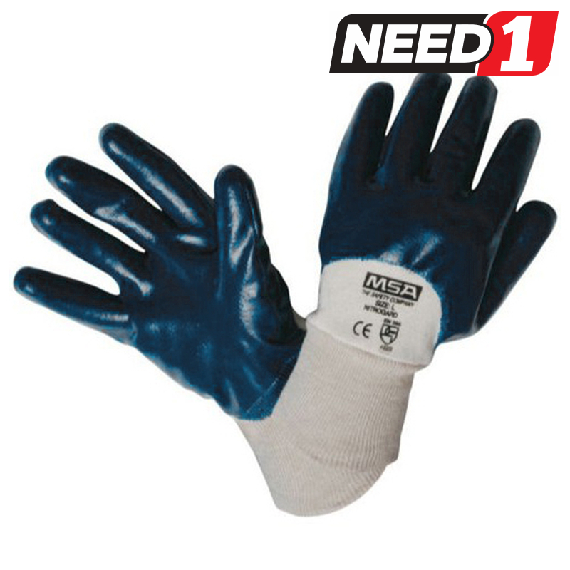 MSA Nitrile Coated Work Gloves - need1.com.au