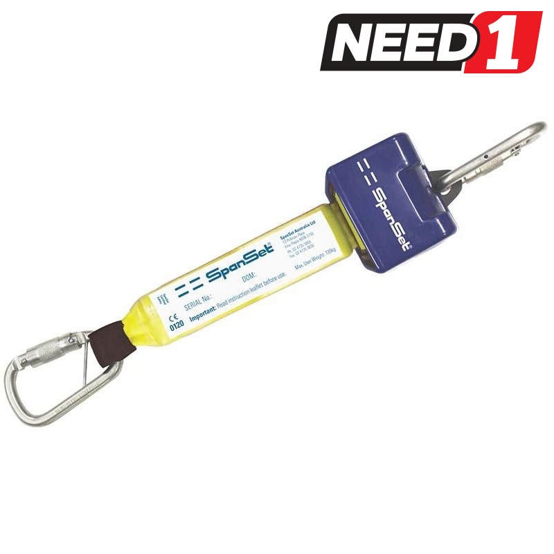 SpanSet Energy Absorbing Retracting Lanyard - need1.com.au
