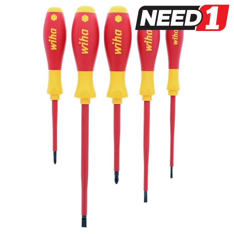 WIHA 5pc Insulated Screwdriver Set - need1.com.au