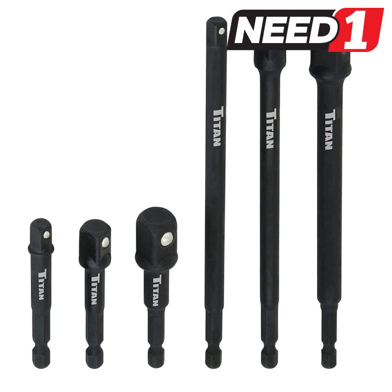 TITAN 6pc Impact Socket Adapter Set - need1.com.au