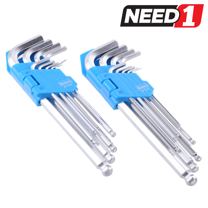 BERENT 9pc Ball Point Hex Key Set - need1.com.au