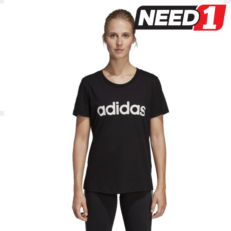 ADIDAS Women's Essential Linear Sim T-Shirt - need1.com.au