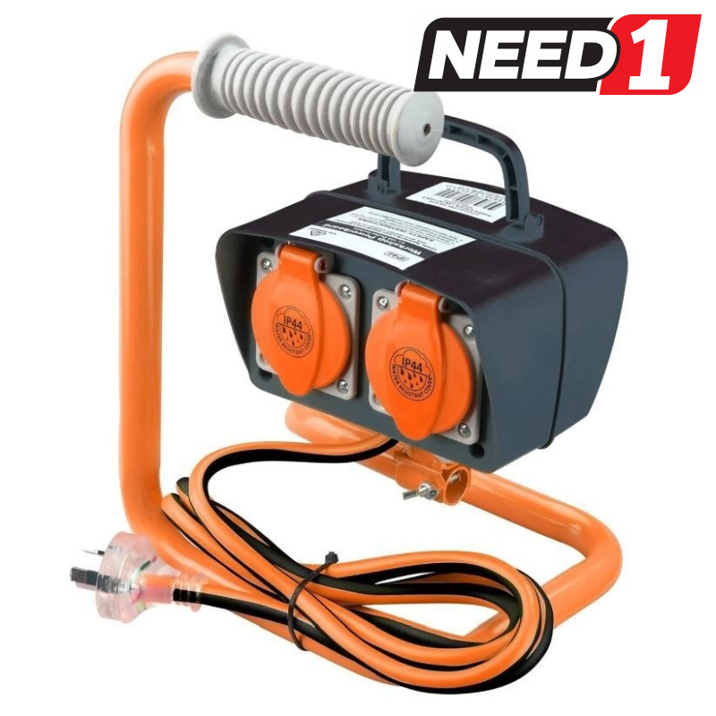 CORDTECH Workshop Powerboard Station 4 10A Outlet Sockets - need1.com.au