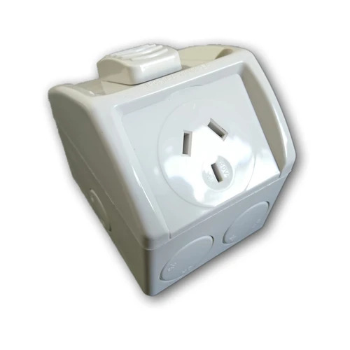 CROWN Weatherproof 1 2 3 GPO Power Point Waterproof 10A IP53 Single ...
