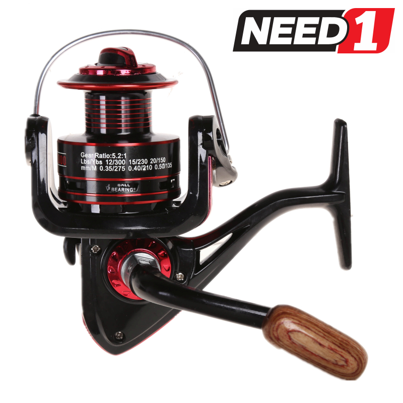 Fishing Reel 13BB Gear Ratio 5.2:1 Line Capacity 0.35mm/275M, 0.40mm ...