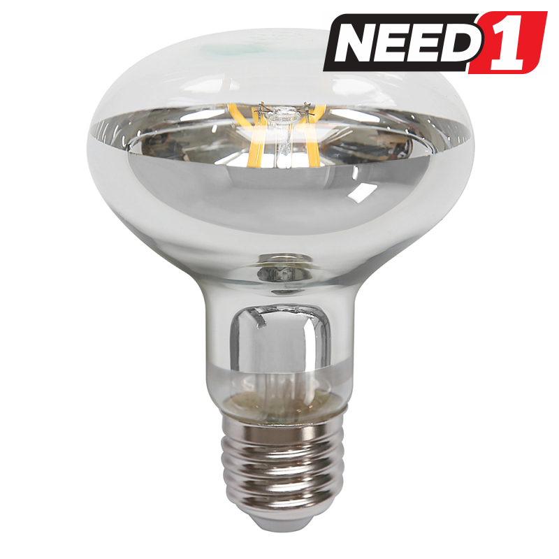 LV Luce LED Filament R80 8W E27 4000k Cool White Globes Bulbs - need1 ...