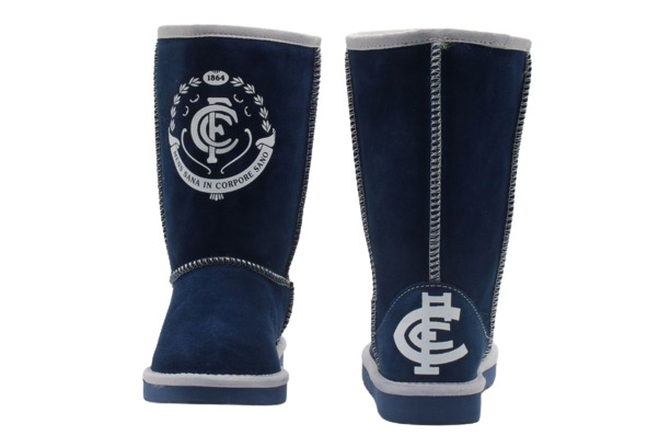 TEAM UGGS Unisex AFL Ugg Boots, Carlton FC Blues - need1.com.au