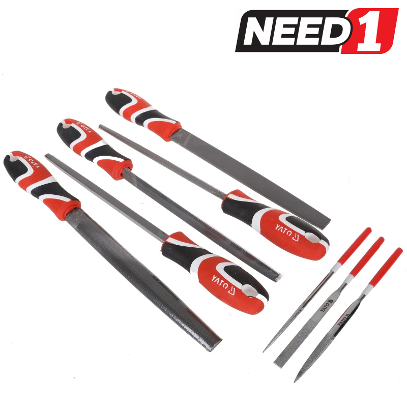 Yato 8pc File Set - need1.com.au